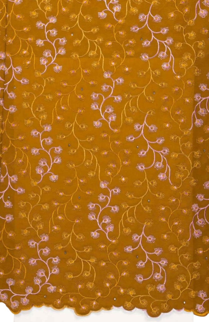 Embroidered allover with strass | Afro Lace